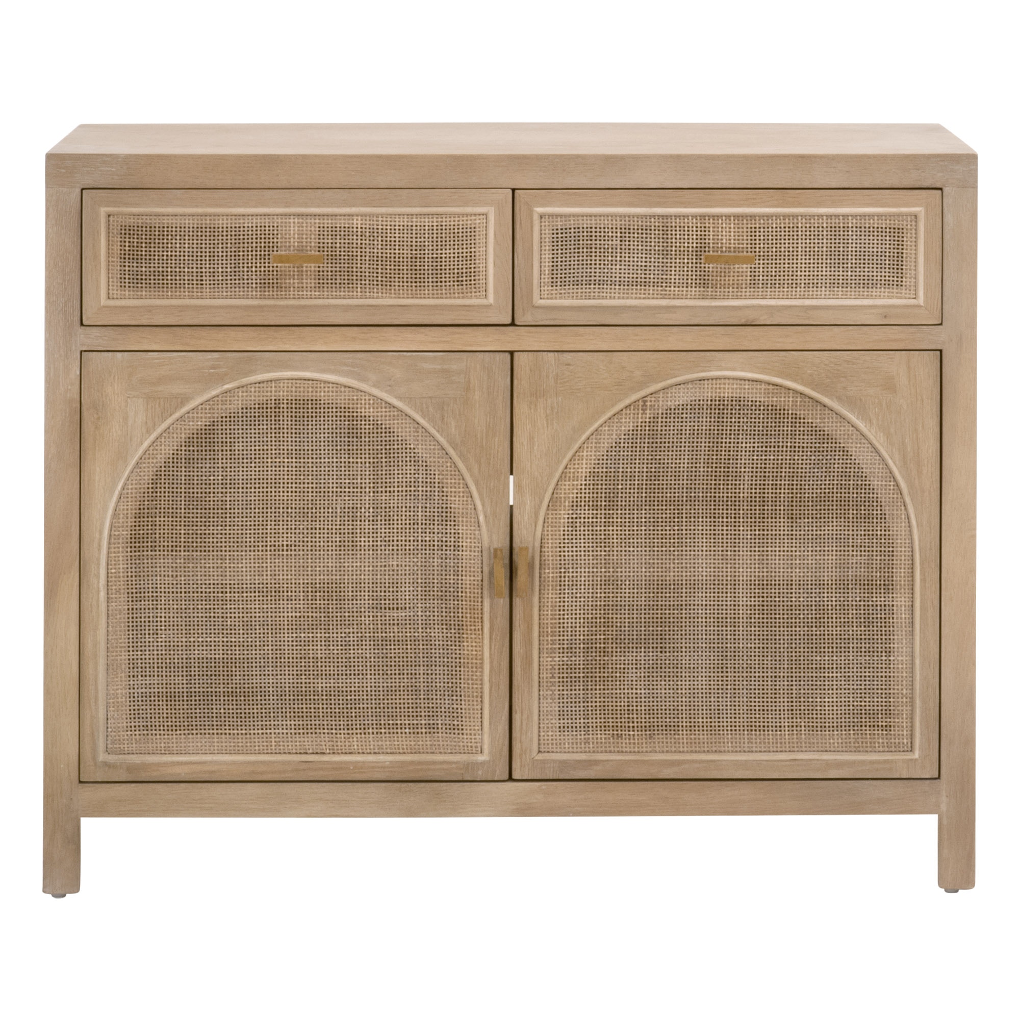Essentials for Living Bella Antique Cane Media Cabinet 8089.SGRY OAK CN Portland OR Key Home